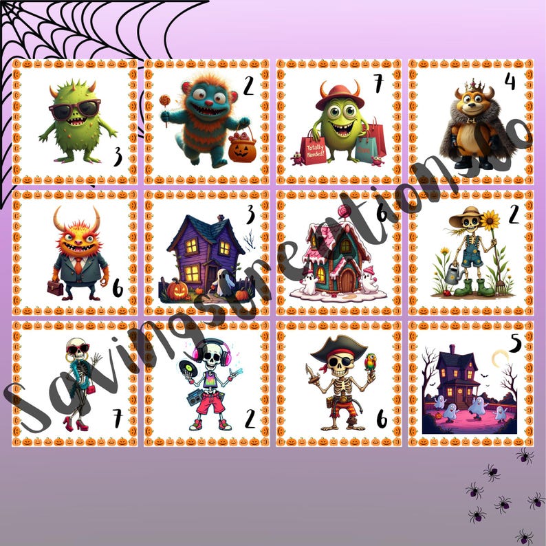 Halloween Savings Challenge: Spooky Game Boards (digital Download - Etsy