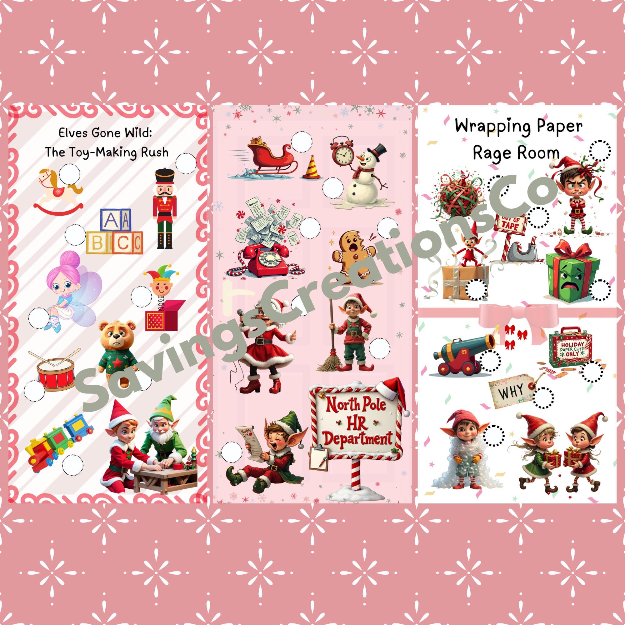 Christmas Savings Challenge Box: North Pole Edition With 72 Cards - Etsy