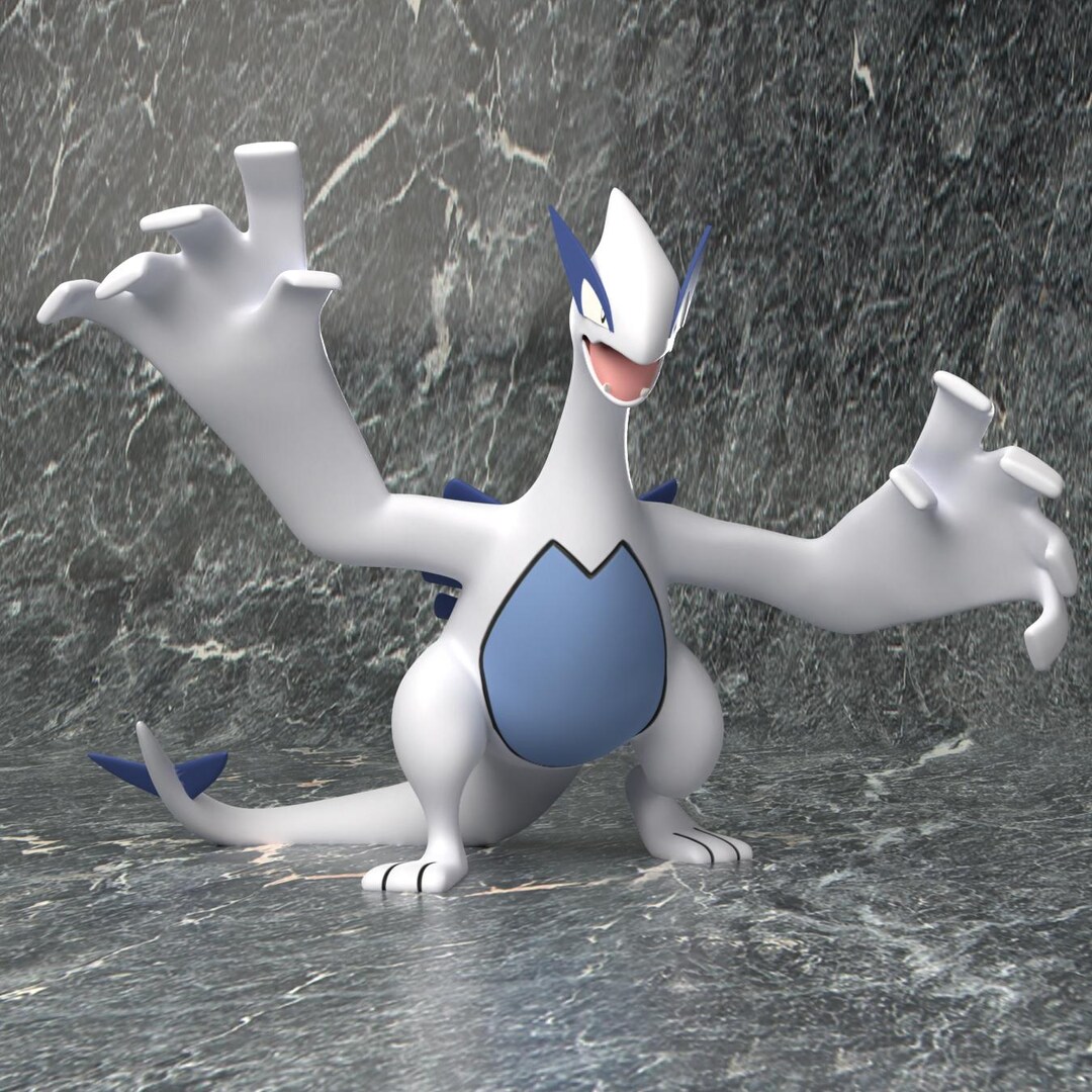 Lugia Figurine | Fully Colored and Multiple Sizes | Made in USA - Etsy