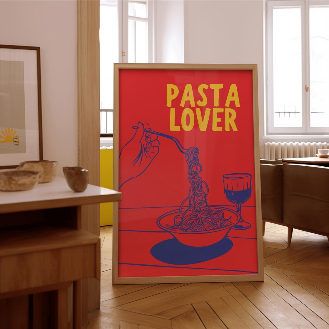 Kitchen Wall Art Printable – Minimalist Food Poster – Food & Cooking ...