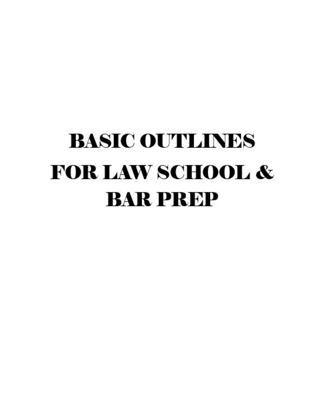 Law School & Bar Exam Prep - Property - Etsy