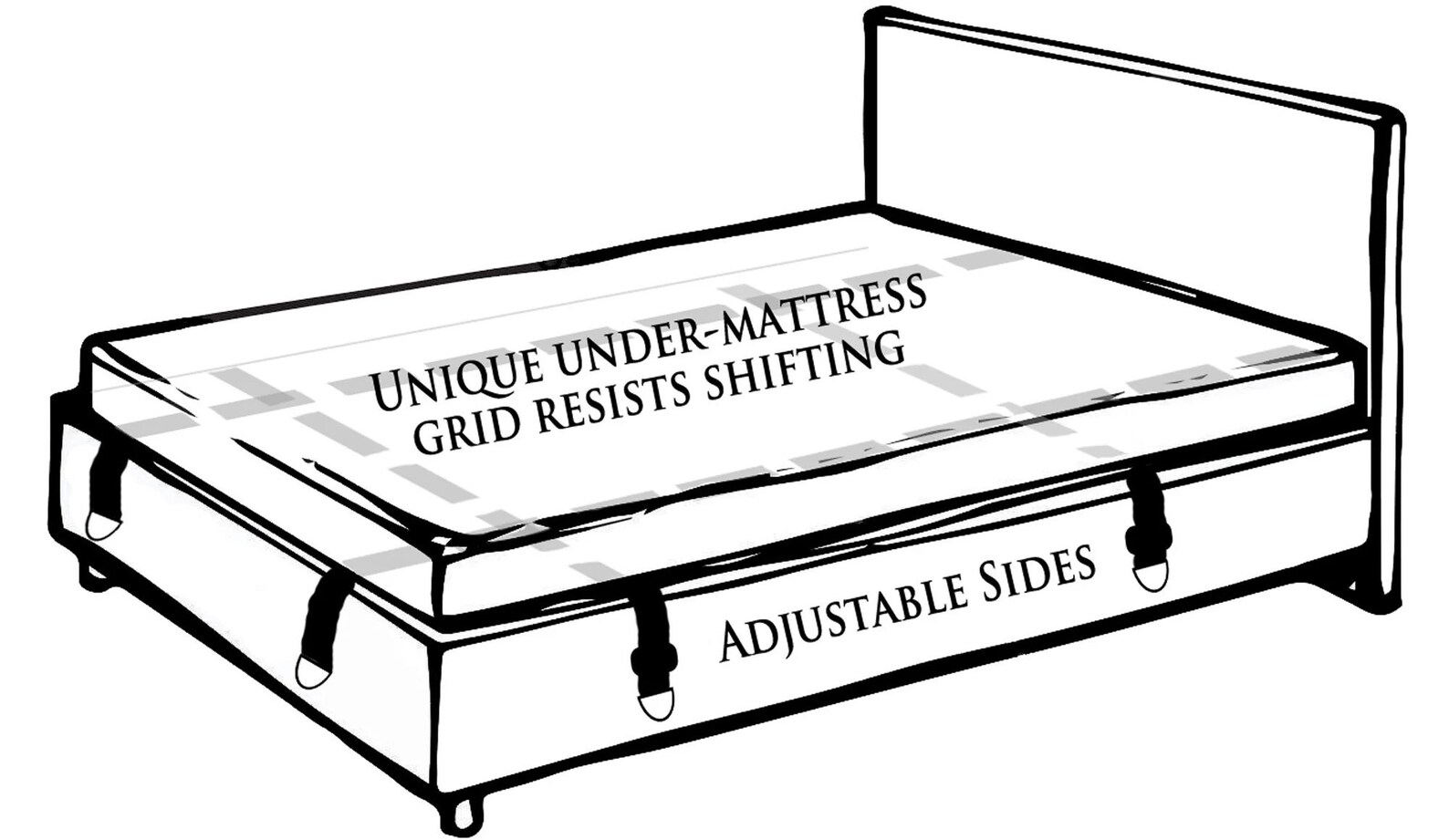 BONDAGE Bed System for Submissive- Heavy Restraint, Vegan Adjustable ...