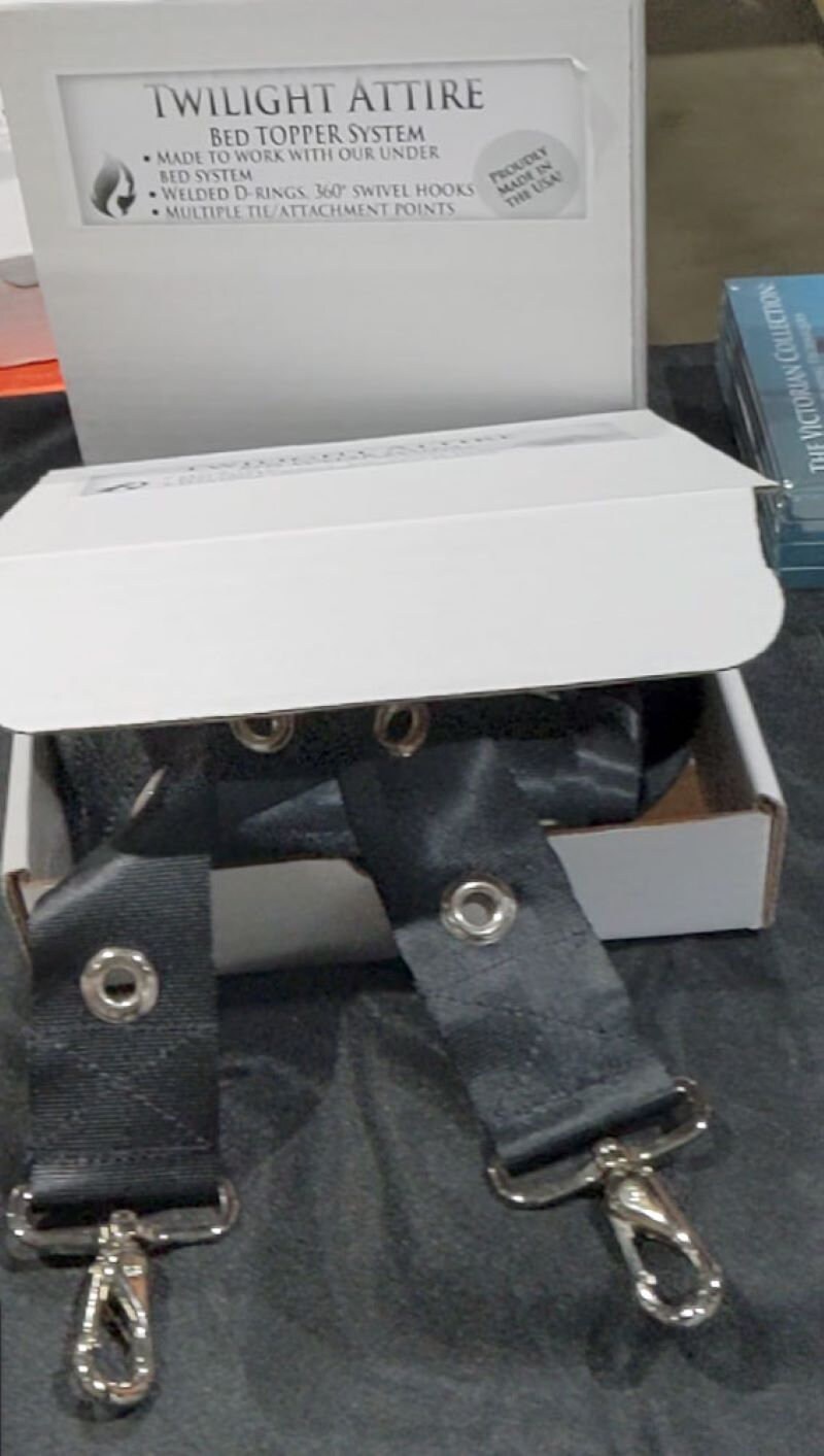 TOPPER Sytem Kinky Bed for Submissive- Heavy Restraint, Vegan ...