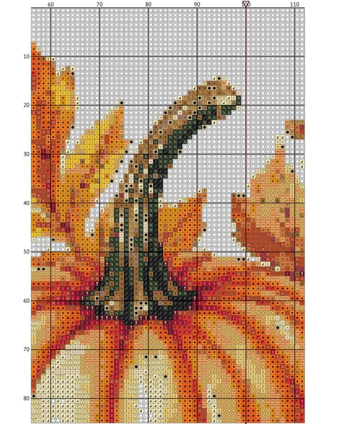 Autumn Pumpkins Cross Stitch Pattern: Fall Decor (PDF Pattern) - Etsy
