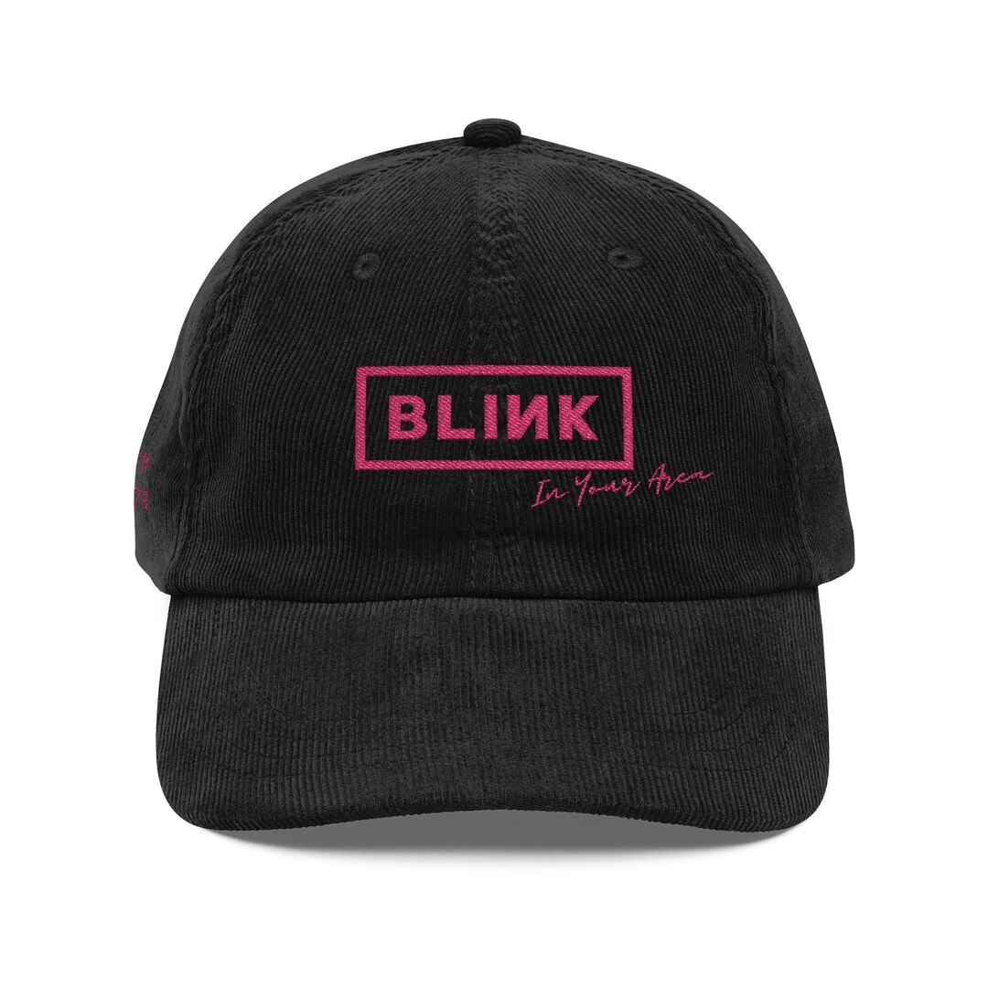 Embroidered Blink Corduroy Cap Fan Version - Etsy