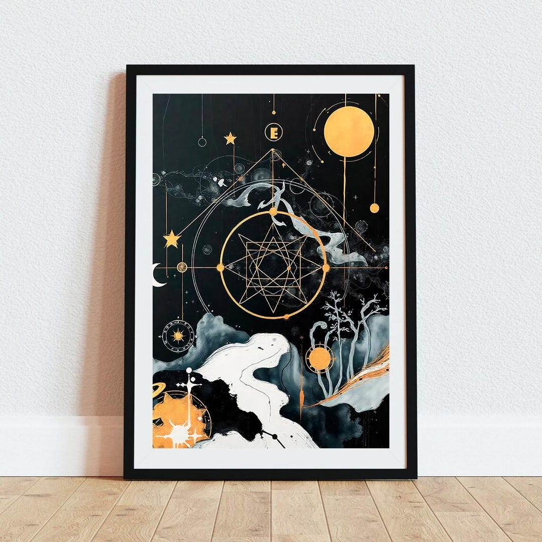 Magic Emblem #05 Esoteric Occult Sigil Art | Dark Mystic Alchemy ...