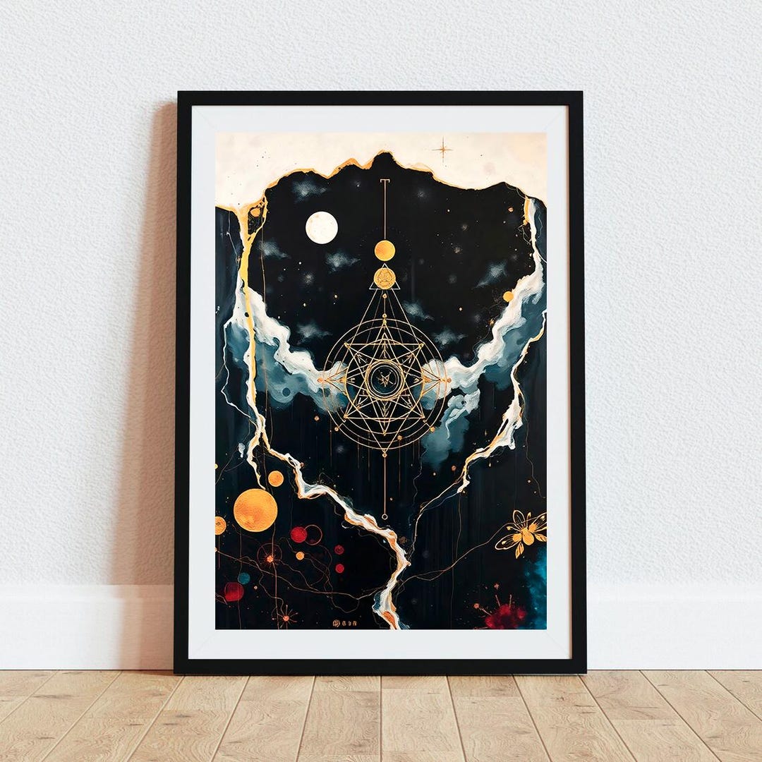 Magic Emblem #02 Esoteric Occult Sigil Art | Dark Mystic Alchemy ...