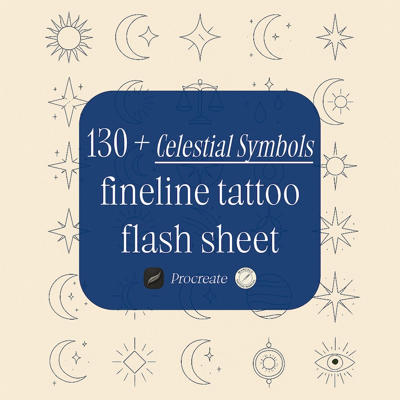 Star Tattoo Flash Design - Etsy