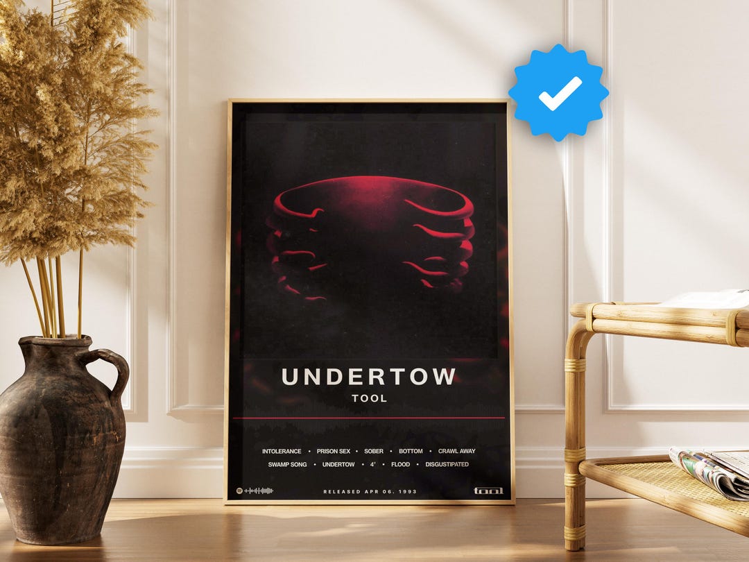 Undertow Tool Poster, Tool Band Album Art Print, Dark Rock Wall Art ...