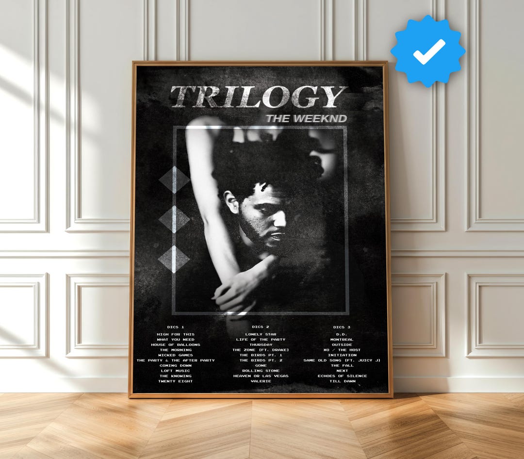 The Weeknd | the Weeknd Poster | Trilogy Album Poster | Album Cover ...