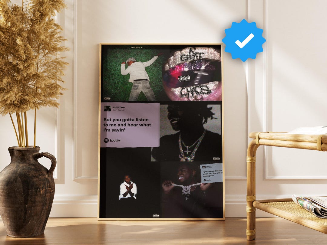 Ken Carson Poster | Ken Carson Print | Ken Carson Wall Art | Ken Carson ...