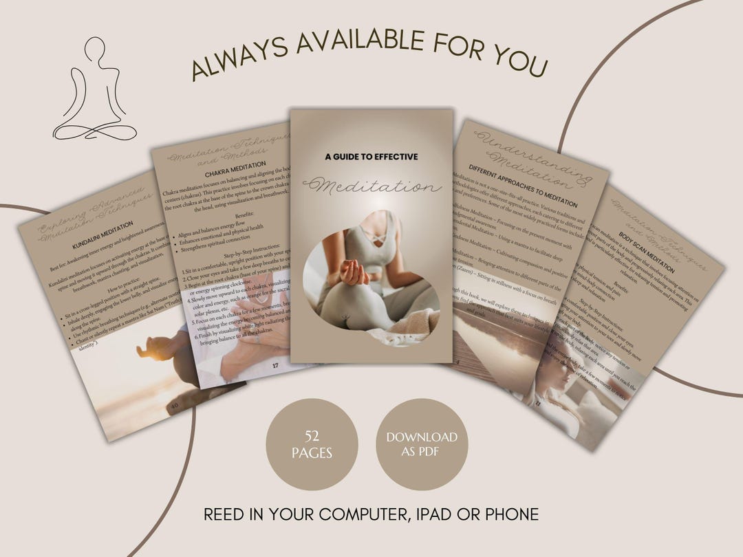 A Guide to Effective Meditation - E-book - Etsy
