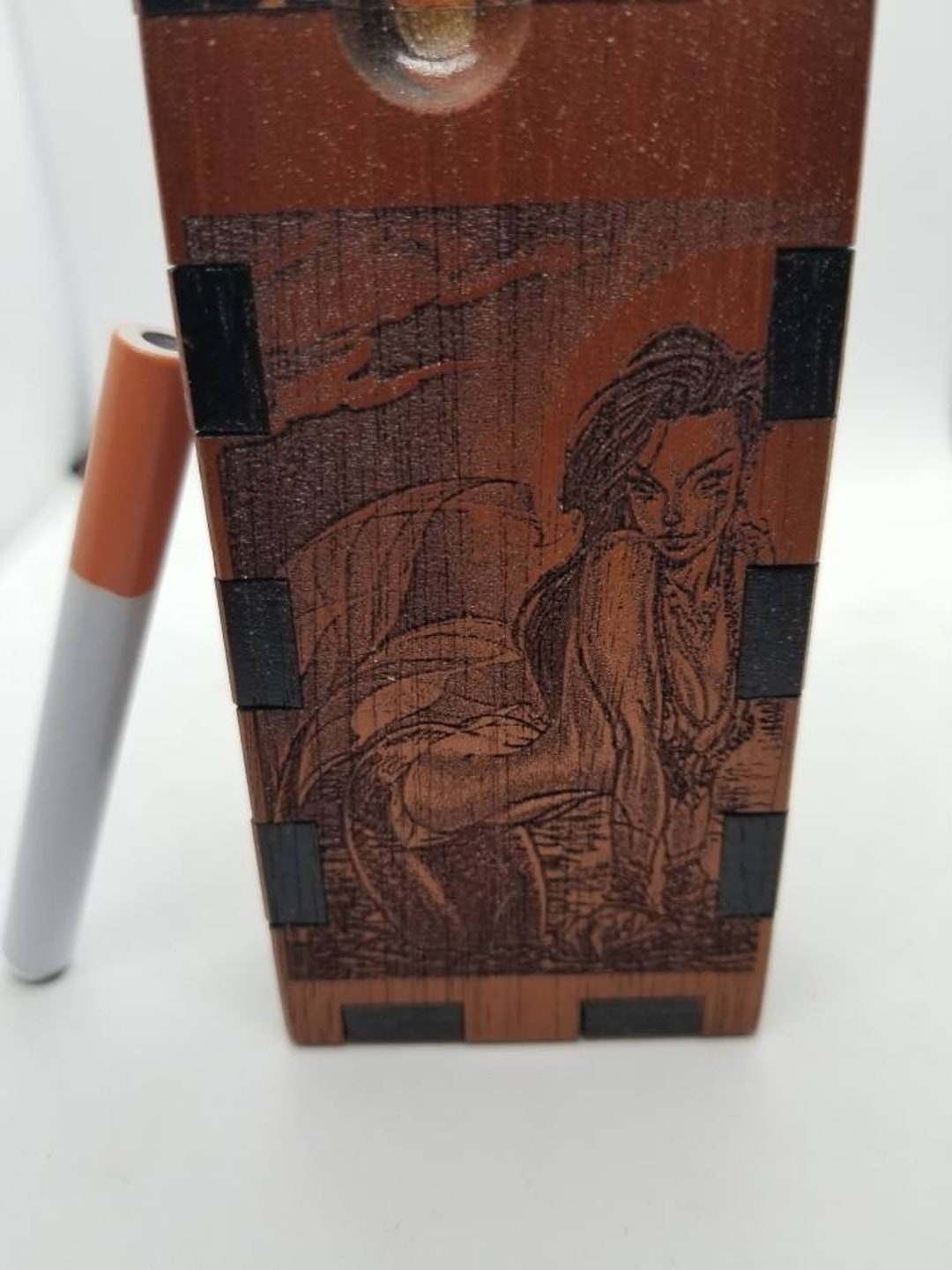 Mermaid,dugout One Hitter Box,stash Box,pot Box,sexy Mermaid - Etsy