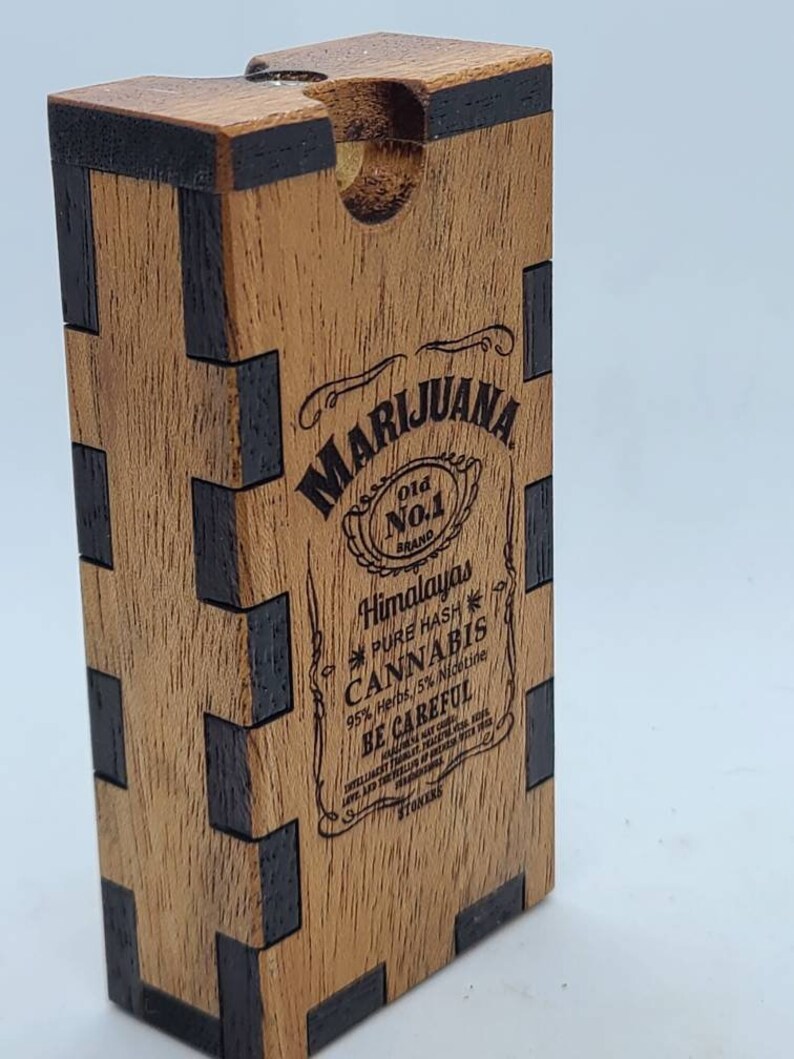 Marijuana Jack Daniels Styledugout One Hitter Boxstash - Etsy