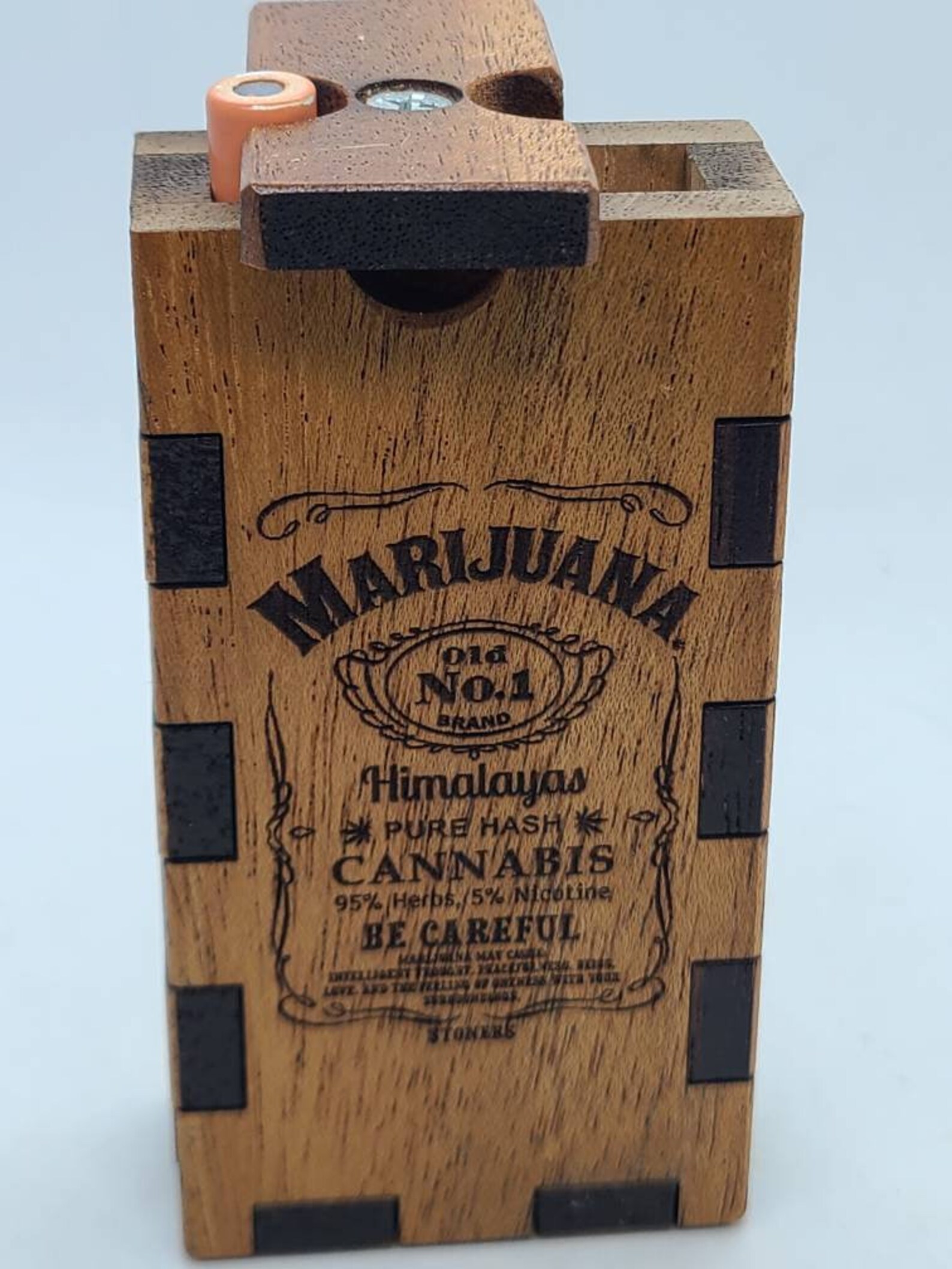 Marijuana Jack Daniels Styledugout One Hitter Boxstash - Etsy