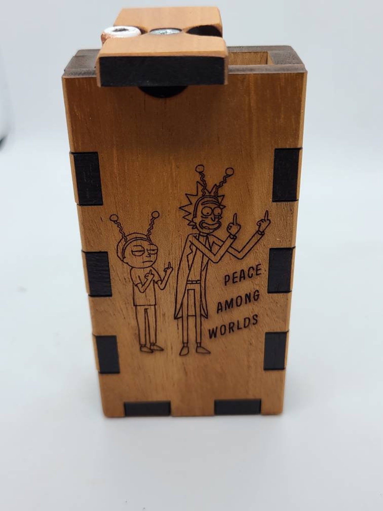 Rick & Mortydugout One Hitter Boxstash Boxpot Box.peace | Etsy
