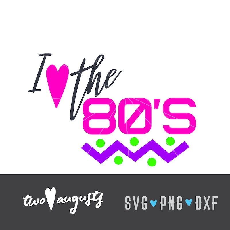 80s Theme Svg - Etsy