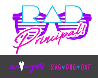 Rad Teacher SVG DXF & PNG Files Cricut Silhouette | Etsy