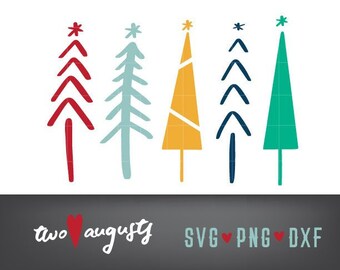 Christmas Tree SVG Files for Silhouette Cameo and Cricut. - Etsy