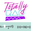 Dude! SVG, DXF, & PNG, Files, Design, Cricut, Silhouette, Trendy, 80's ...