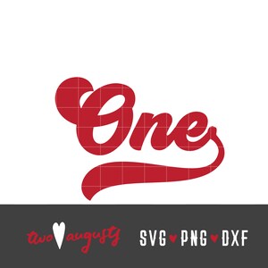 One, Baseball Number, Swash, SVG, DXF, PNG, File, Design, Cricut ...