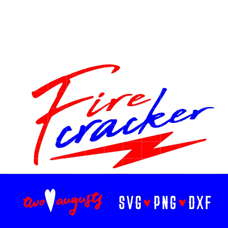 Firecracker Retro America SVG DXF PNG United States - Etsy