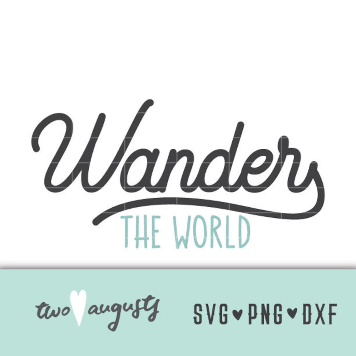 Wander Wild SVG DXF & PNG Woodland Files Design - Etsy