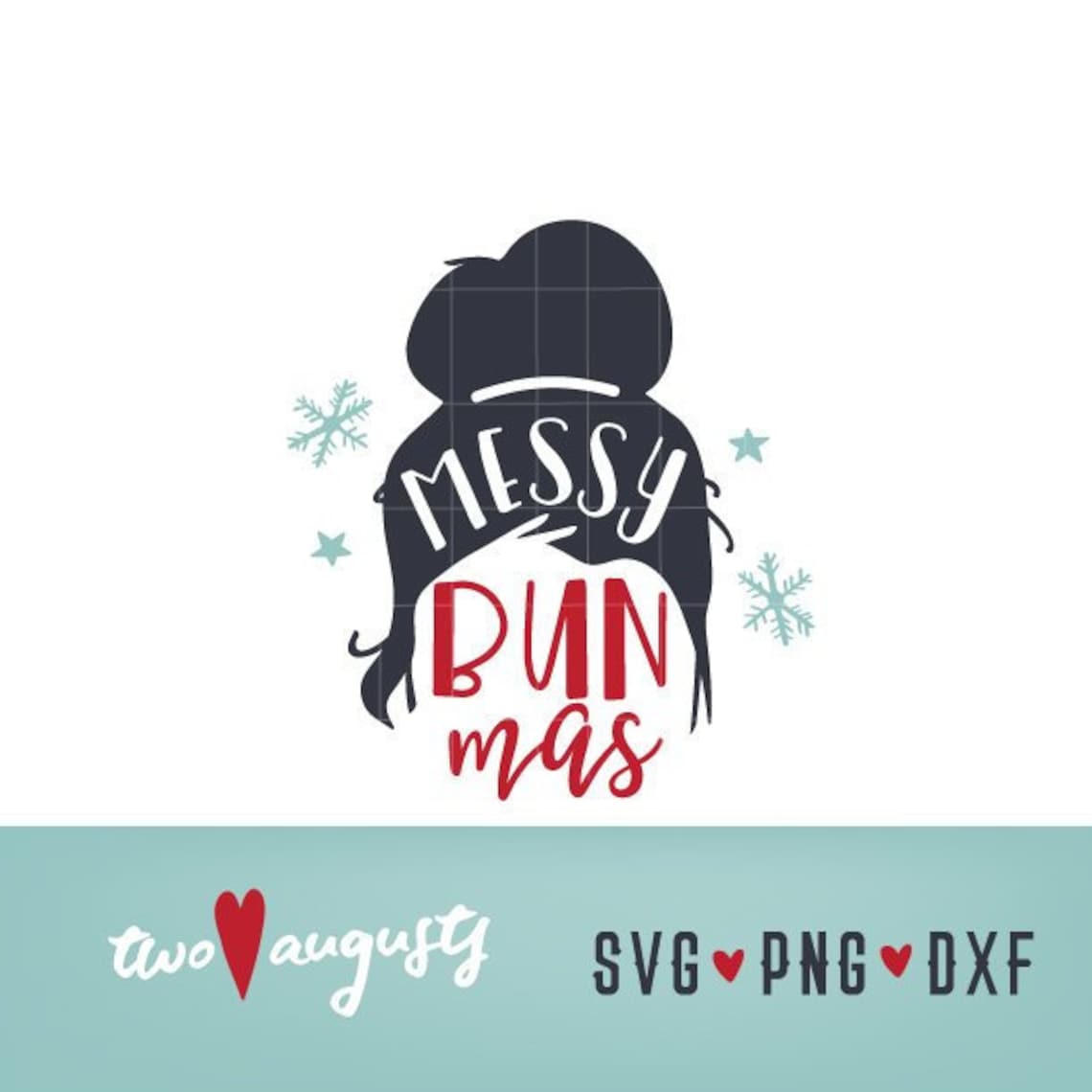 Messy Bun Lady SVG, DXF, PNG, Svg File, Svg for Cricut, Silhouette ...