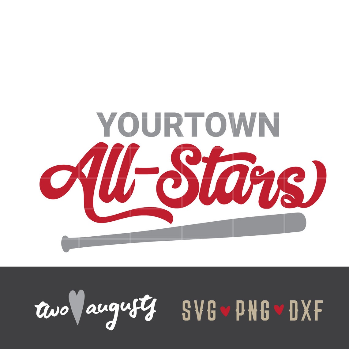 All Stars Team SVG, DXF, PNG, Baseball, Files, Cricut, Silhouette, Ball ...