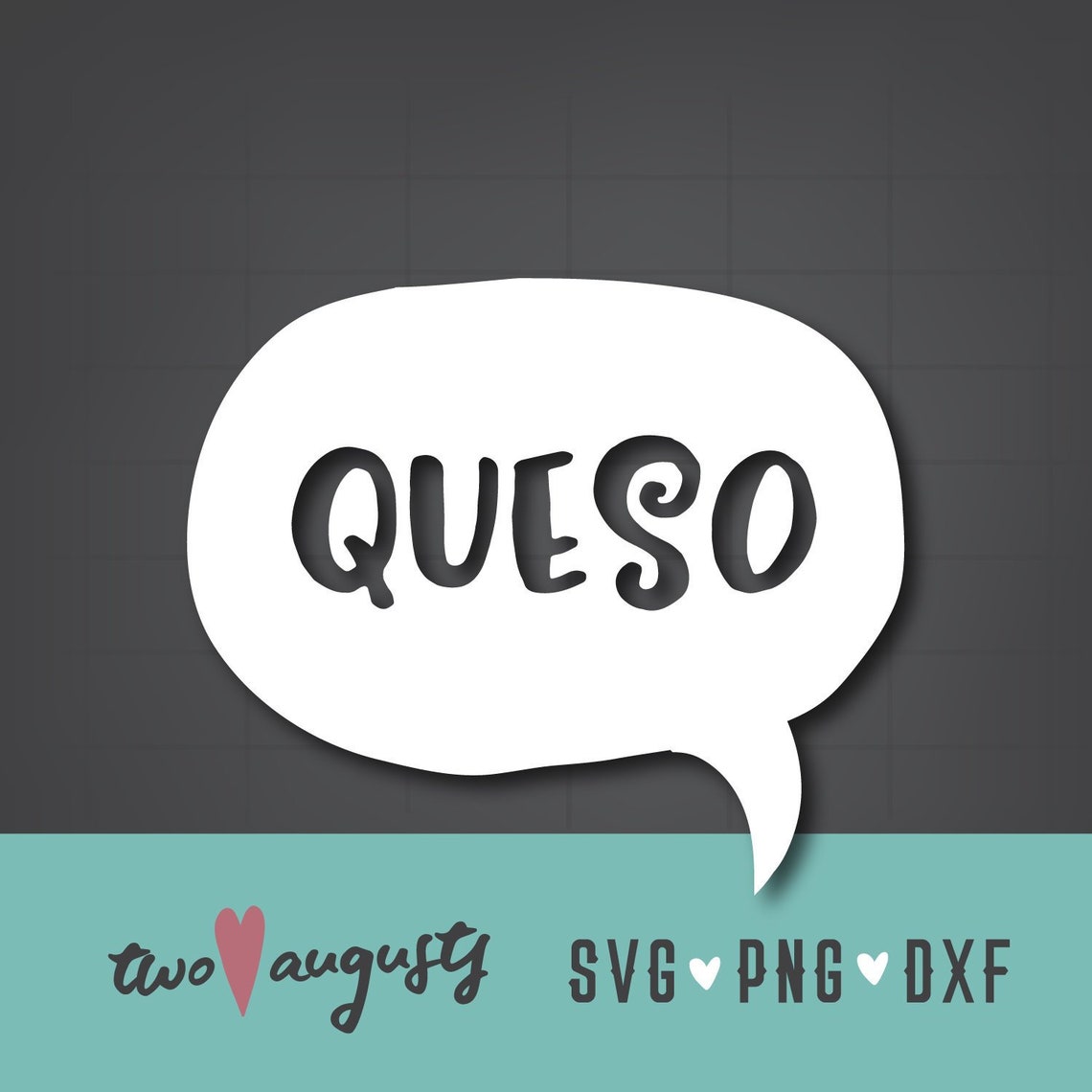 Say Queso SVG DXF PNG Momtog Smile Cricut Silhouette - Etsy