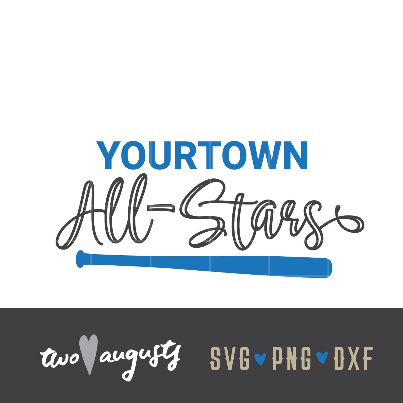 All Star Team SVG DXF PNG Baseball Files Cricut - Etsy