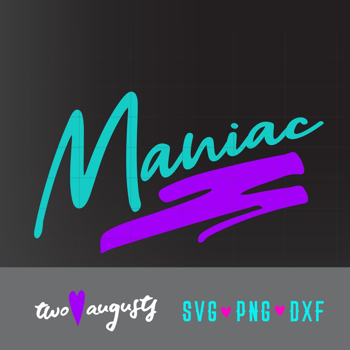 Maniac Dance Wild SVG DXF PNG Files Cricut Silhouette - Etsy