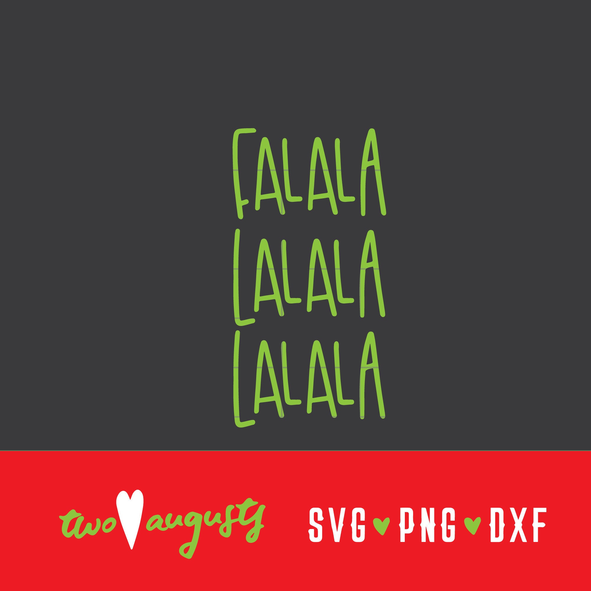 Fa La La La La falalalala SVG DXF PNG Christian File | Etsy