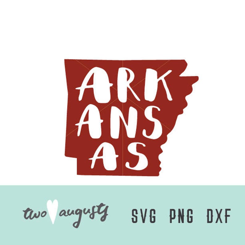 Arkansas Design SVG DXF & PNG State Files Design Cricut - Etsy