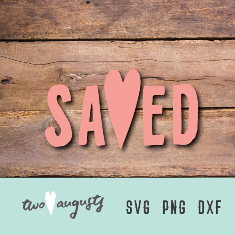Saved SVG DXF & PNG Christian Files Design Cricut | Etsy