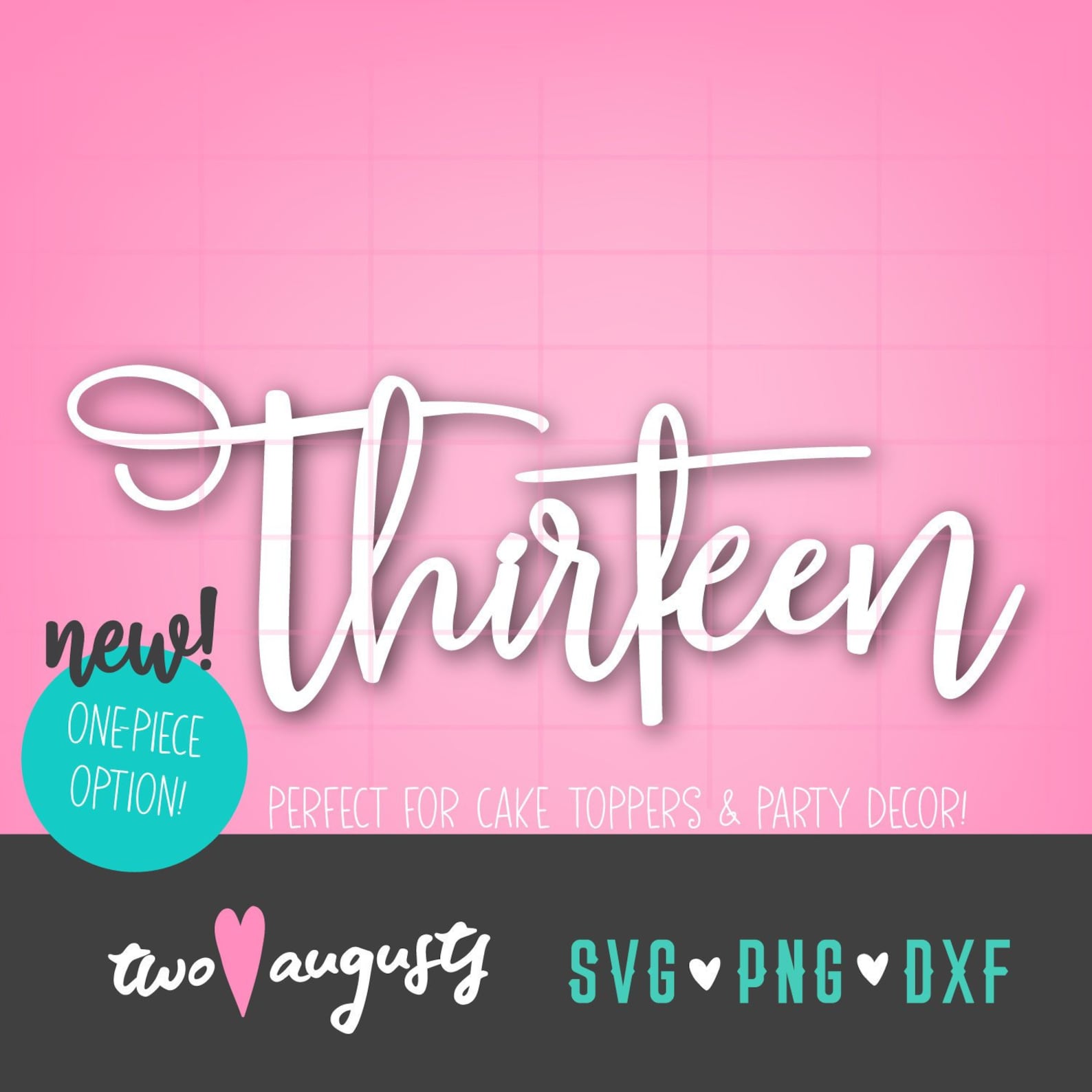 Thirteen Hand-lettered Style SVG, DXF, PNG, Files, Cricut, Silhouette ...