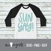 Sunyay Sun Yay Sunday Church Day SVG DXF PNG - Etsy