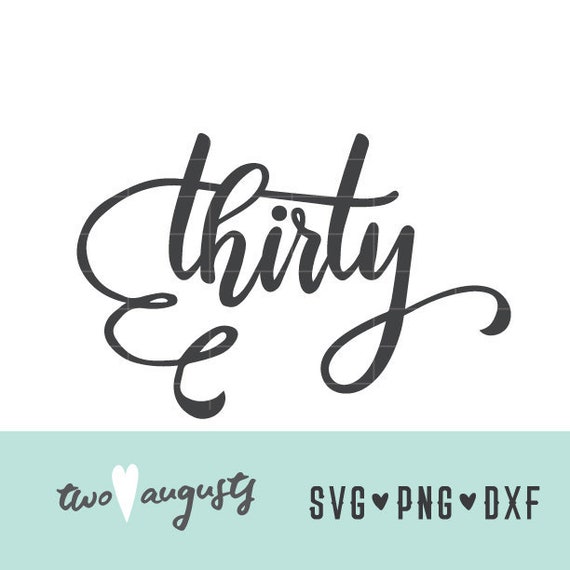 Thirty SVG DXF & PNG Files Design Cricut Silhouette | Etsy