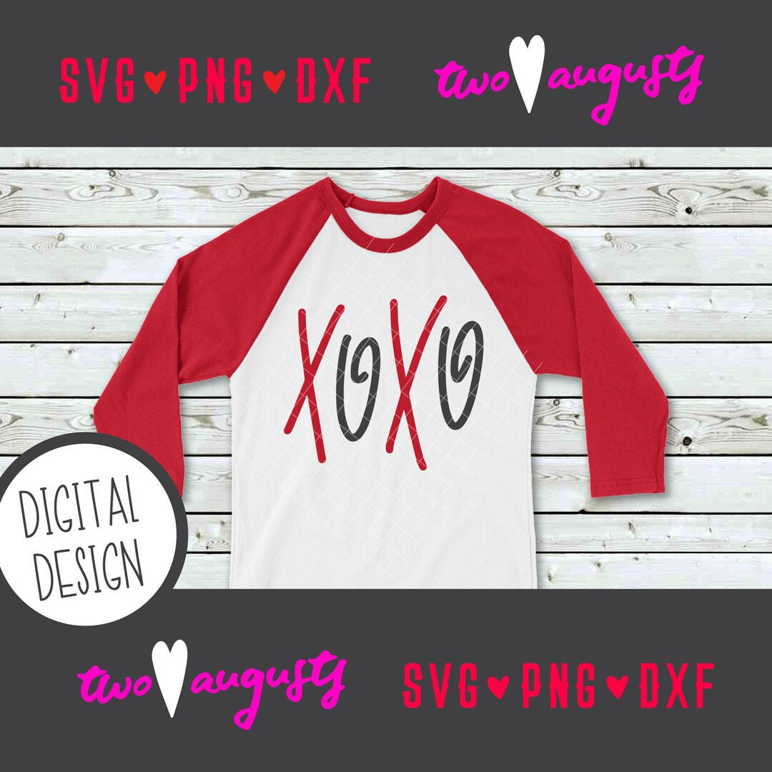 Xoxo, Hugs, Kisses, Love, Cursive, Valentine, SVG, DXF, PNG, Christian ...