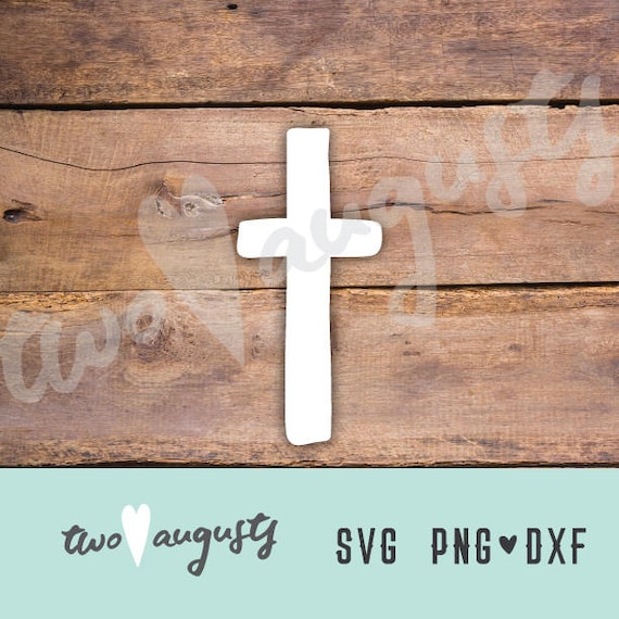Simple Rugged Cross SVG DXF & PNG Christian Files Design | Etsy