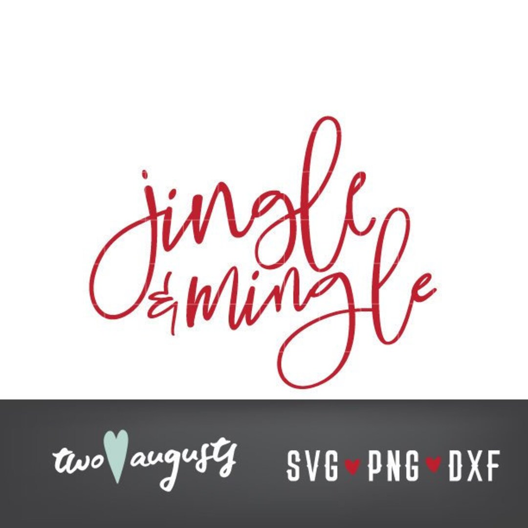 Jingle and Mingle SVG DXF & PNG Christian Files Design - Etsy