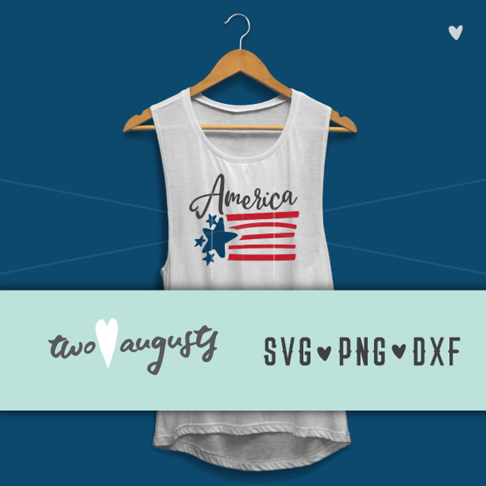 American Flag Artsy SVG DXF PNG United States Design | Etsy