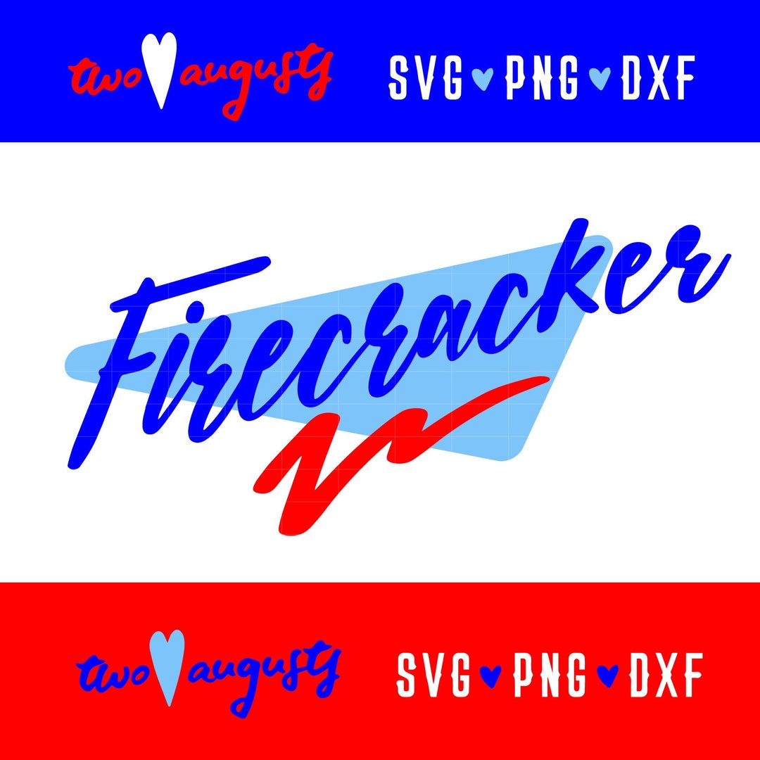 Firecracker, Retro, America, SVG, DXF, PNG, United States, Cricut ...