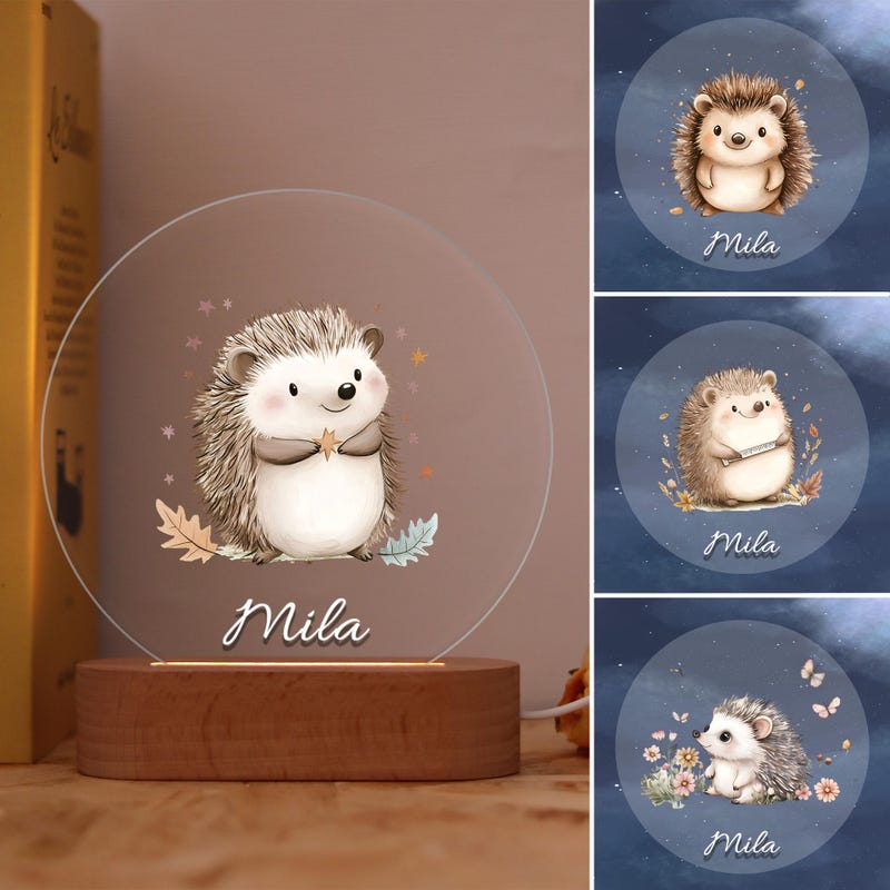 Hedgehog Led Lights - Etsy