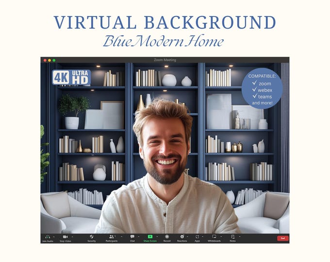 Blue Conference Room, Zoom Background, Microsoft Teams Background ...