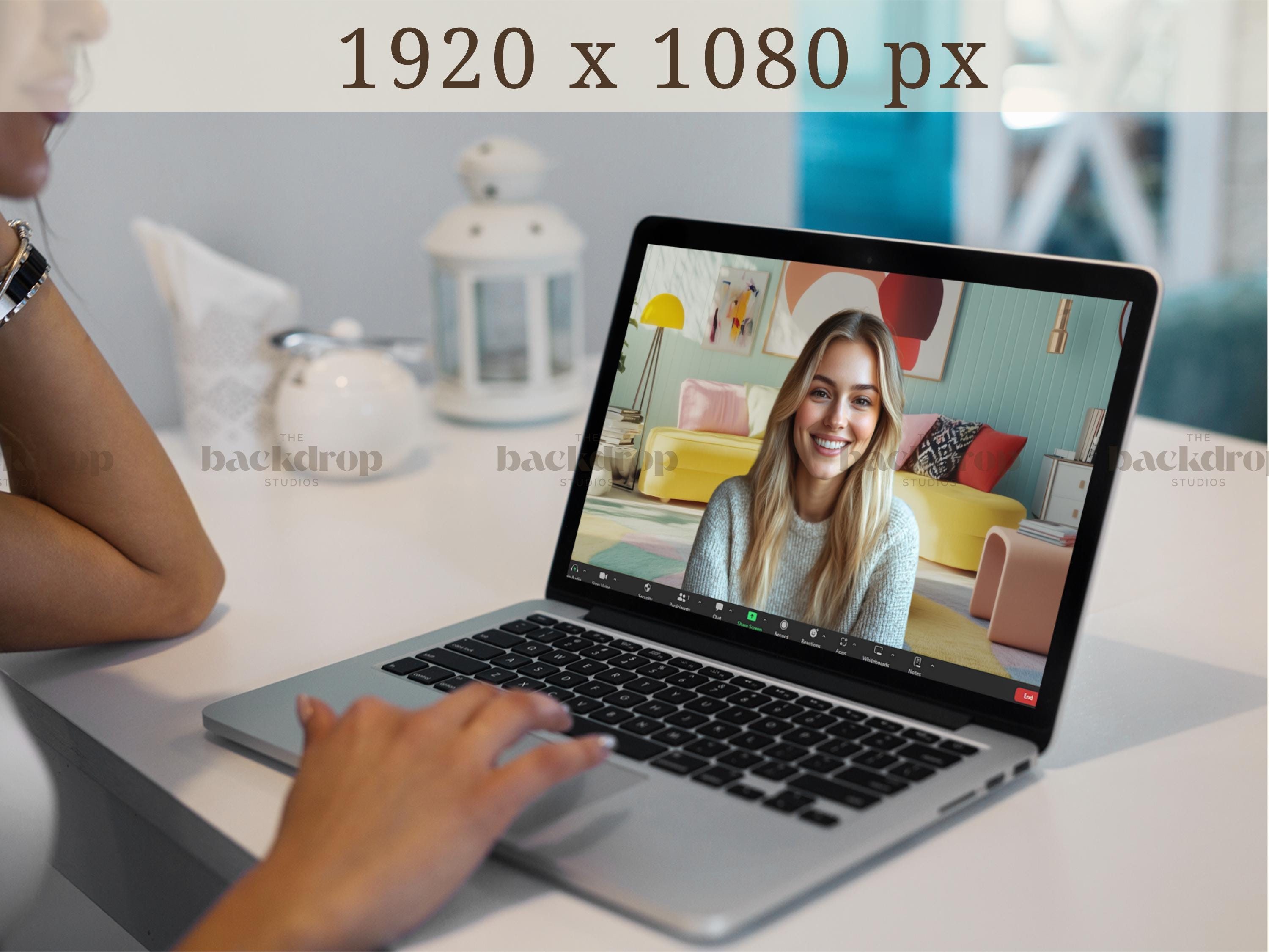 Retro Zoom Background for Video Conference Virtual Background for Zoom ...