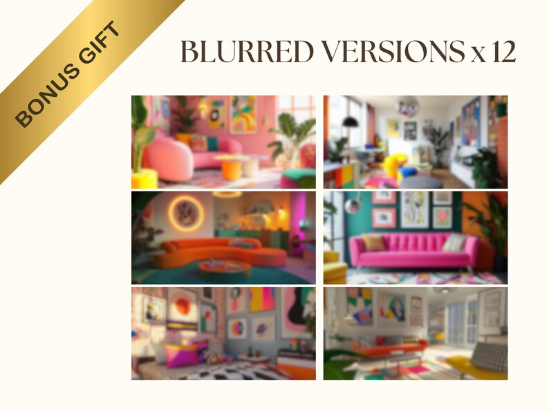 Retro Zoom Background Virtual Backdrop Photos Video Call Digital ...