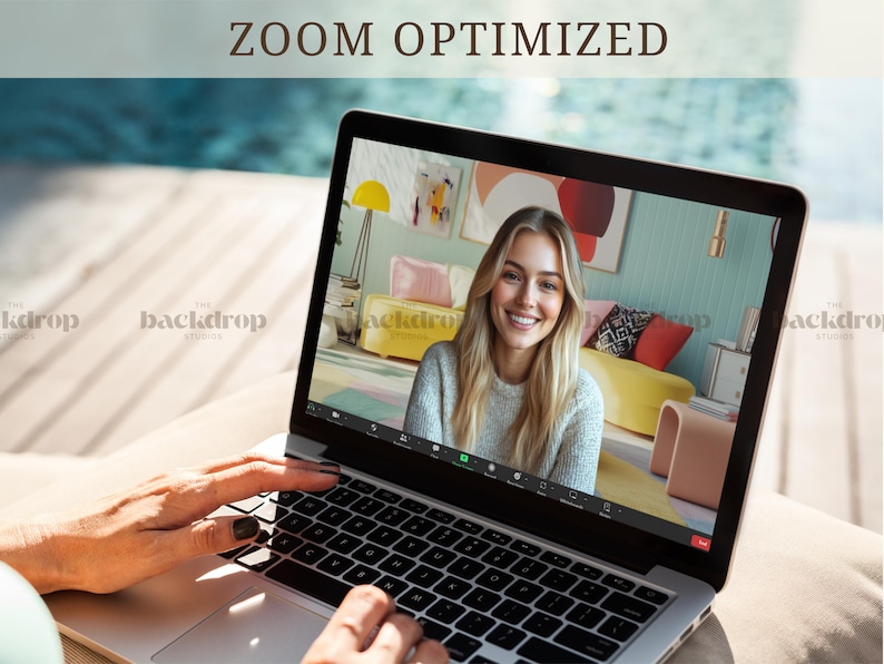 Retro Zoom Background for Video Conference Virtual Background for Zoom ...