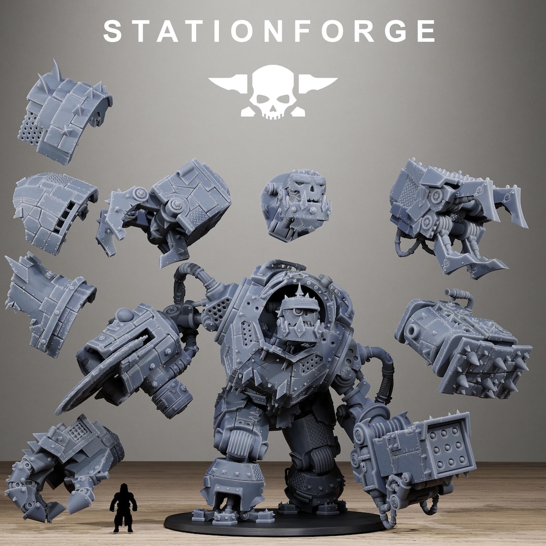 Orkaz Iron Gian / Station Forge - Etsy UK