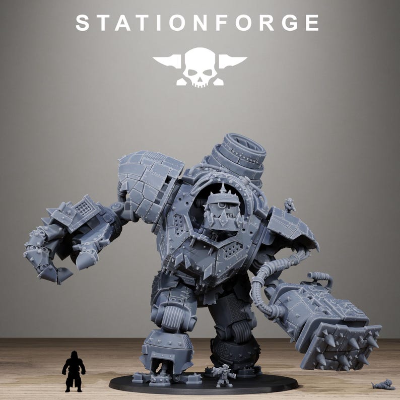 Orkaz Iron Gian / Station Forge - Etsy UK